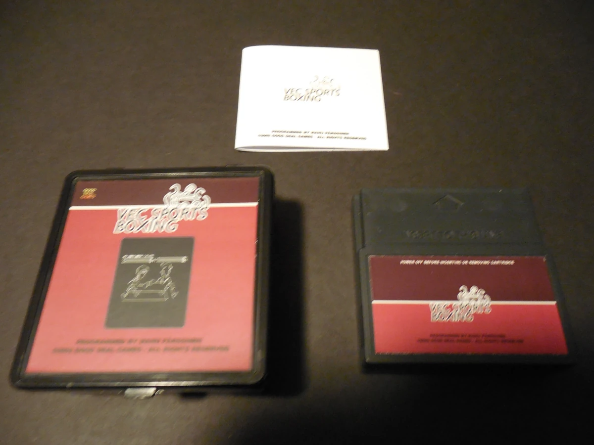 Vec Sports Boxing | Vectrex Wiki | Fandom