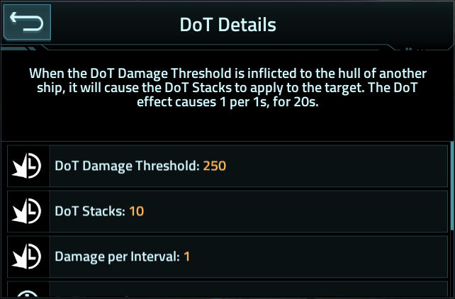 Damage Over Time | Vega Conflict Wiki | Fandom