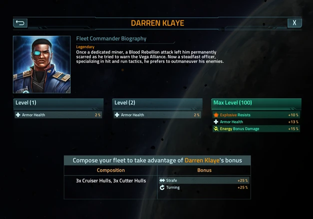 Fleet Commanders/Darren Klaye - VEGA Conflict Wiki