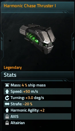 Harmonic Chase Thruster - VEGA Conflict Wiki