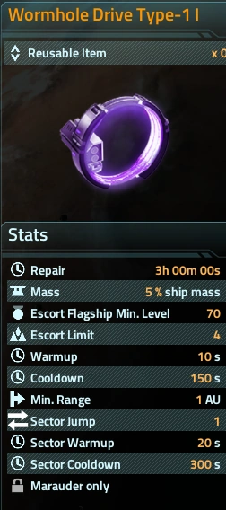 Wormhole Drive Type-1 - VEGA Conflict Wiki