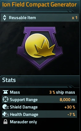 Ion Field Compact Generator - VEGA Conflict Wiki