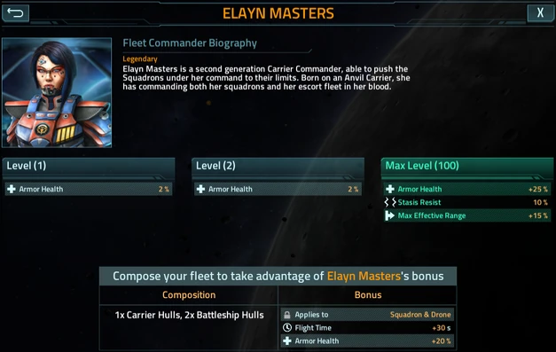 Fleet Commanders/Elayn Masters - VEGA Conflict Wiki