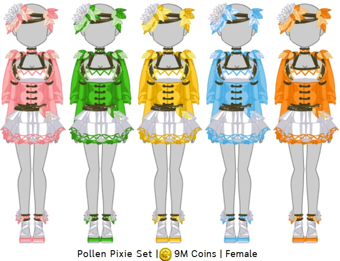 Pollen Pixie Set | VegasWorld Wiki | Fandom