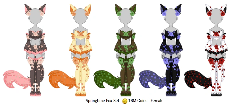 Springtime Fox Set | VegasWorld Wiki | Fandom
