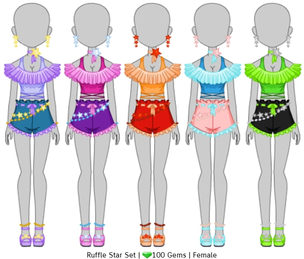 Ruffle Star Set | VegasWorld Wiki | Fandom