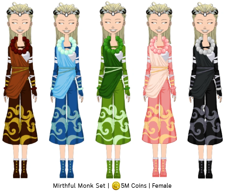 Mirthful Monk Set | VegasWorld Wiki | Fandom