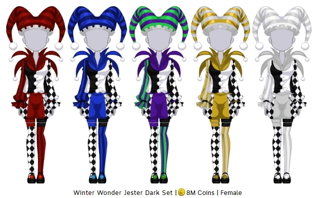 Winter Wonder Jester Dark Set | VegasWorld Wiki | Fandom