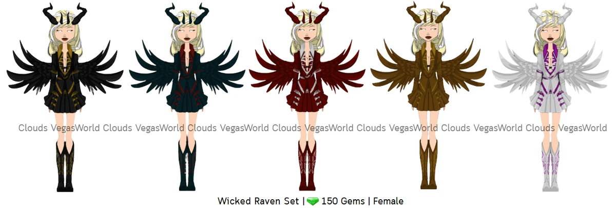 Wicked Raven Set | VegasWorld Wiki | Fandom
