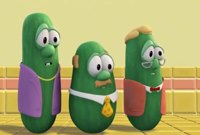Steve, Bob and Mark the Cucumbers | VeggieTales - the Ultimate ...
