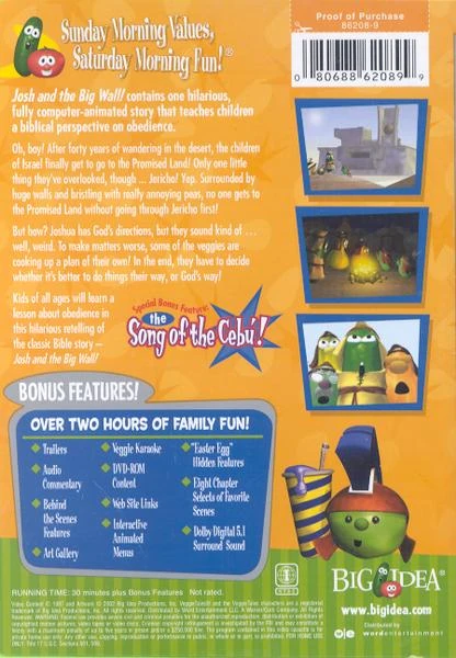 Josh and the Big Wall! | VeggieTales - the Ultimate Veggiepedia Wiki ...