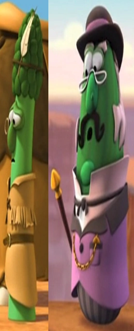 Archibald Asparagus As Aaron Mr. Nezzer As Mayor | VeggieTales Wiki ...