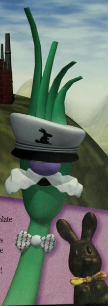 Grandpa George Scallion Blink Bunny Hat Is Wearing A Bunny Bow Tie And ...