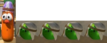 Lenny Carrot And Peas Israelites | VeggieTales Wiki | Fandom