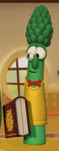 Archibald Asparagus As Yellow Sweater | VeggieTales - It's For the Kids ...