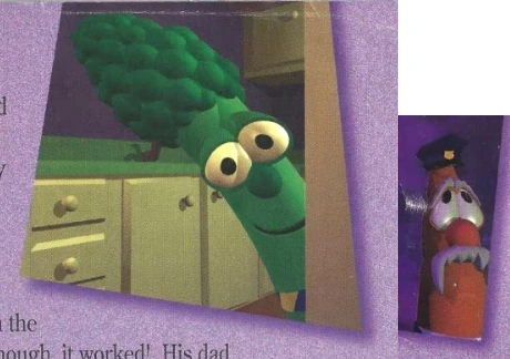 A Yellow and Purple Striped Tie Dad Asparagus Policeman Scooter Carrot ...