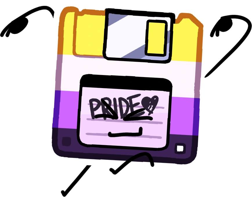 Nonbinary Floppy Disk Sticker | Velvet Wiki | Fandom