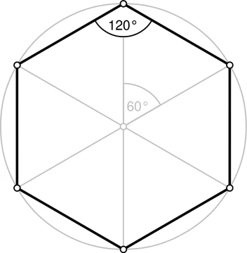 how to draw hexagon