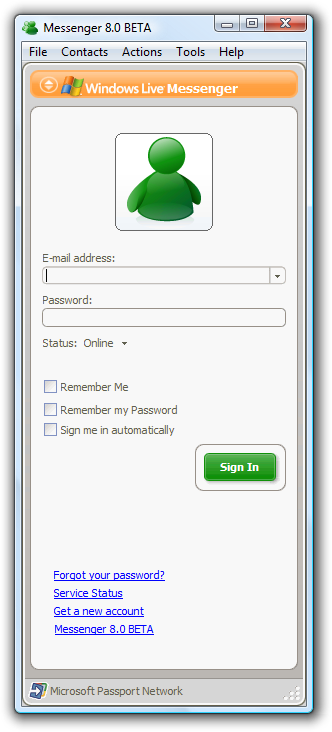 Windows Live Messenger 8.0.0365 Beta | Versions Wiki | Fandom
