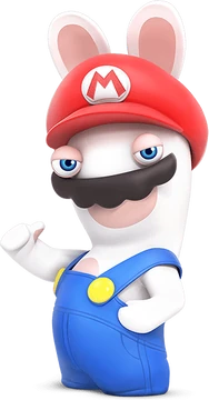 how to draw rabbid mario