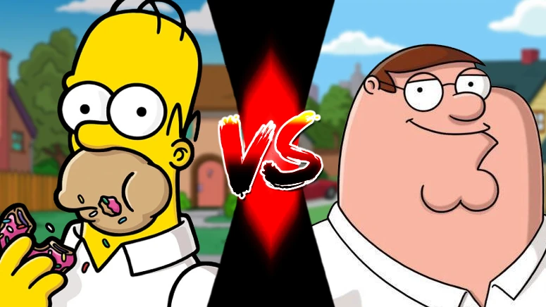 Peter Griffin Vs Homer Simpson | Versus Connections Wiki | Fandom