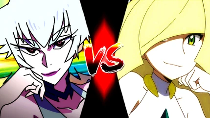 Lusamine Vs Ragyō Kiryūin | Versus Connections Wiki | Fandom
