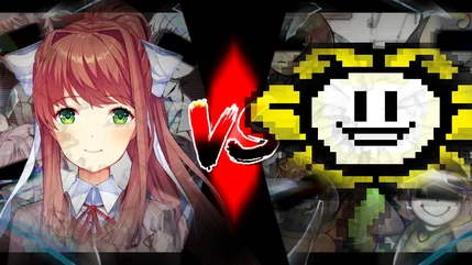 Monika Vs Flowey | Versus Connections Wiki | Fandom