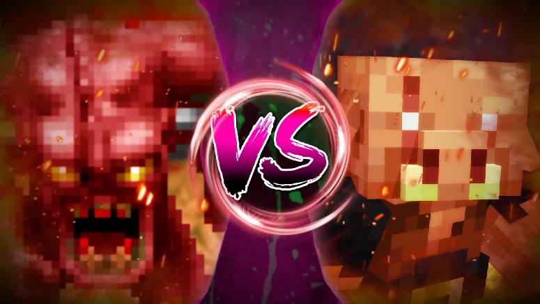 Pinky Vs Piglin Brute | Versus Connections Wiki | Fandom