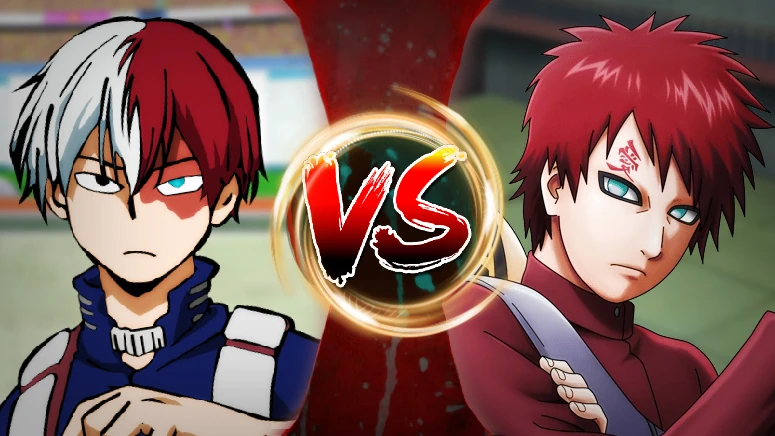 Shoto Todoroki Vs Gaara | Versus Connections Wiki | Fandom