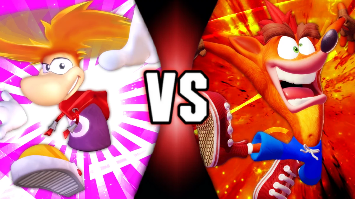 Rayman vs Crash Bandicoot | Versus Connections Wiki | Fandom