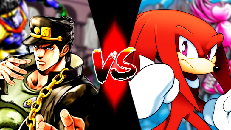 Jotaro Kujo Vs Knuckles the Echidna | Versus Connections Wiki | Fandom Jotaro Kujo Vs Knuckles the Echidna | Versus Connections Wiki | Fandom