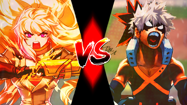 Yang Xiao Long Vs Katsuki Bakugo Versus Connections Wiki Fandom