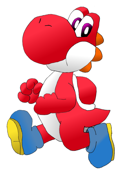 Red Yoshi | Vesterandfriends Wiki | Fandom
