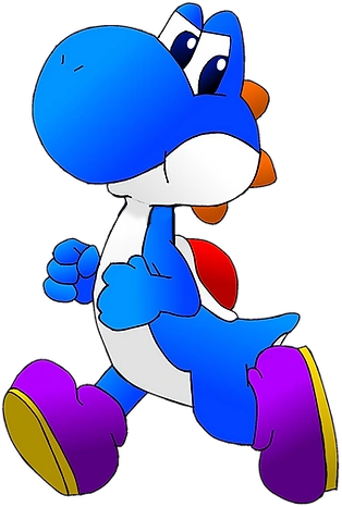Blue Yoshi | Vesterandfriends Wiki | Fandom