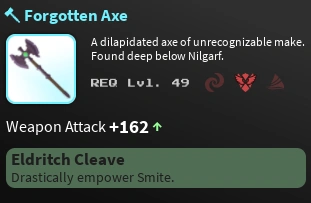 Forgotten Axe | Vesteria Wiki | Fandom