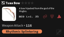 Tuaa Bow | Vesteria Wiki | Fandom