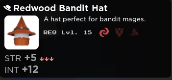 Redwood Bandit Hat | Vesteria Wiki | Fandom