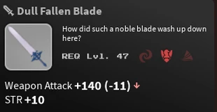 Fallen Blade | Vesteria Wiki | Fandom