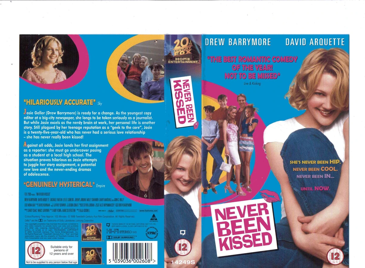 Never Been Kissed (2002, UK Retail Tape) | VHS and DVD Covers Wikia | Fandom