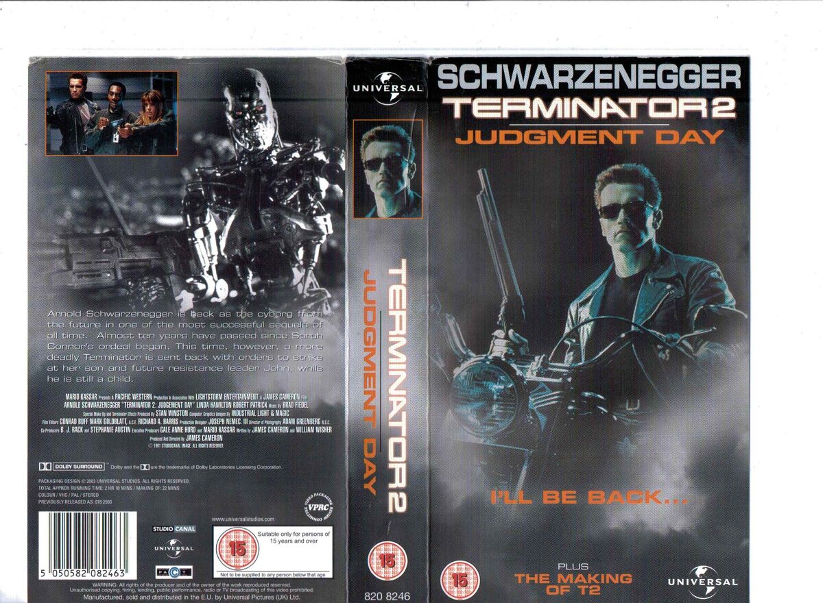 Terminator 2 (2003, Retail, UK) | VHS and DVD Covers Wikia | Fandom
