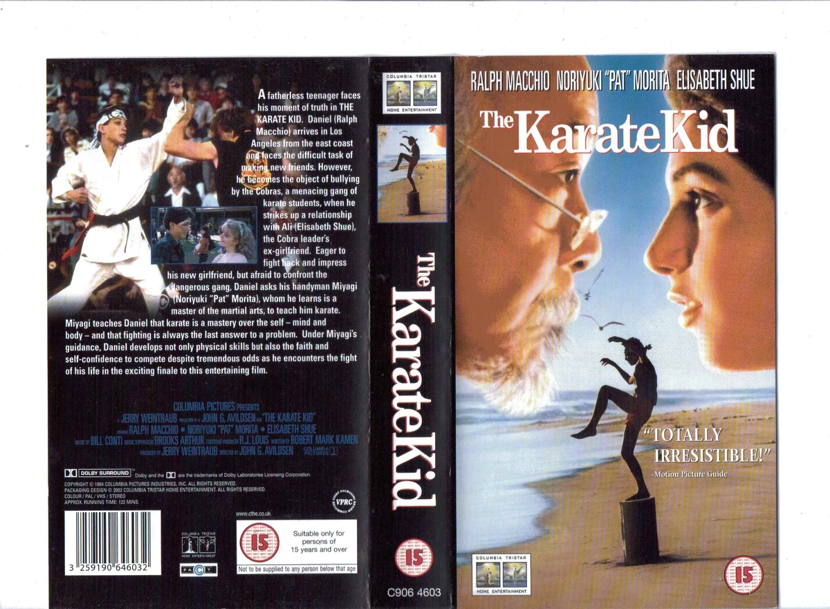 The Karate Kid (UK Retail VHS, 2002, UCA) | VHS and DVD Covers Wikia ...