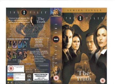 The X-Files: The Truth (2003, UK Retail Tape) | VHS and DVD Covers ...