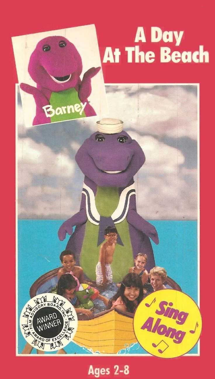 Barney: A Day at the Beach VHS 1992 | Vhs and DVD Credits Wiki | Fandom