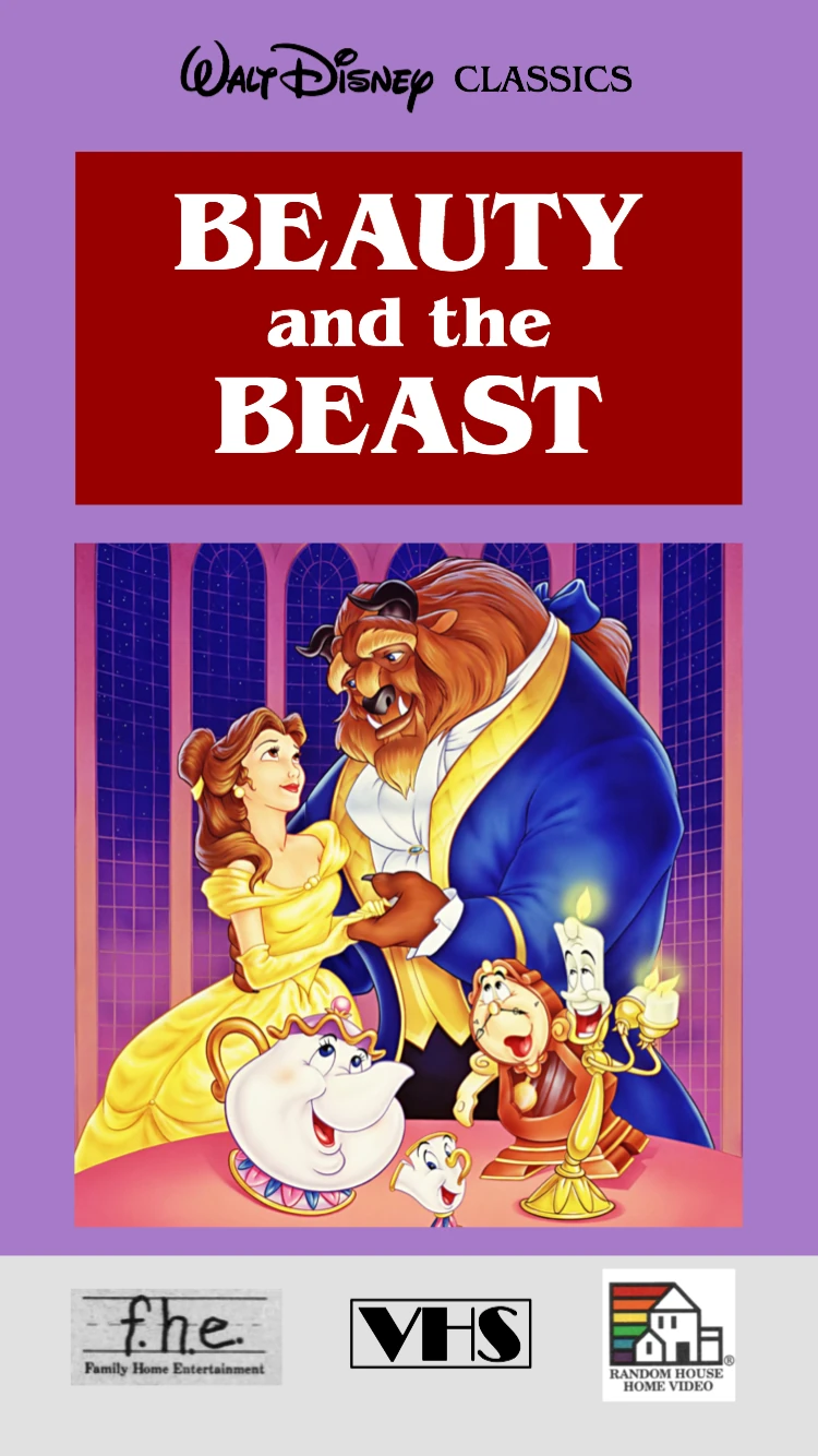 Beauty And The Beast Vhs 1992