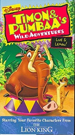 Timon & Pumbaa's Wild Adventures Volume 5: Live & Learn VHS 1996 | Vhs ...