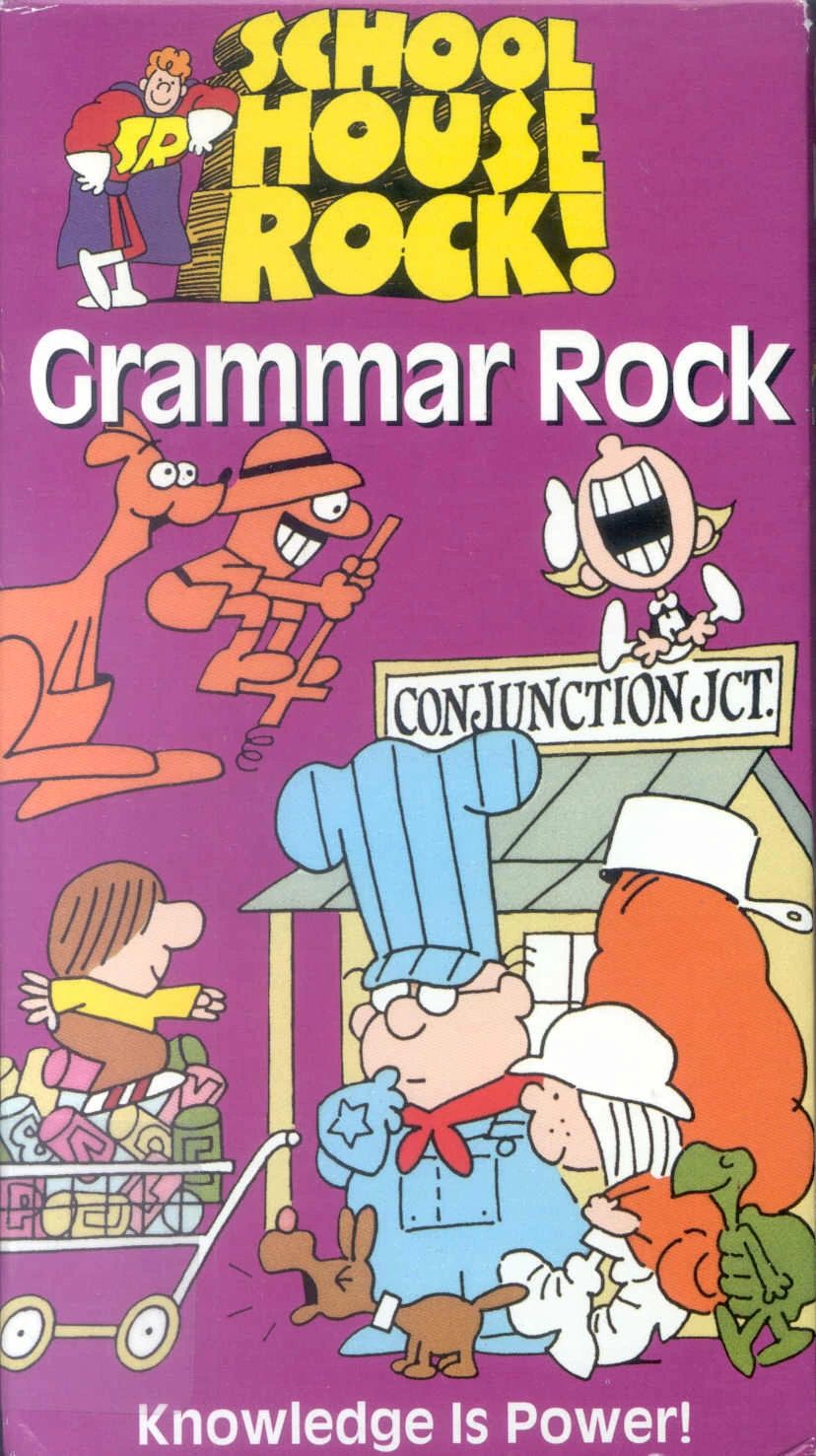 Schoolhouse Rock: Grammar Rock VHS 1995 | Vhs and DVD Credits Wiki | Fandom