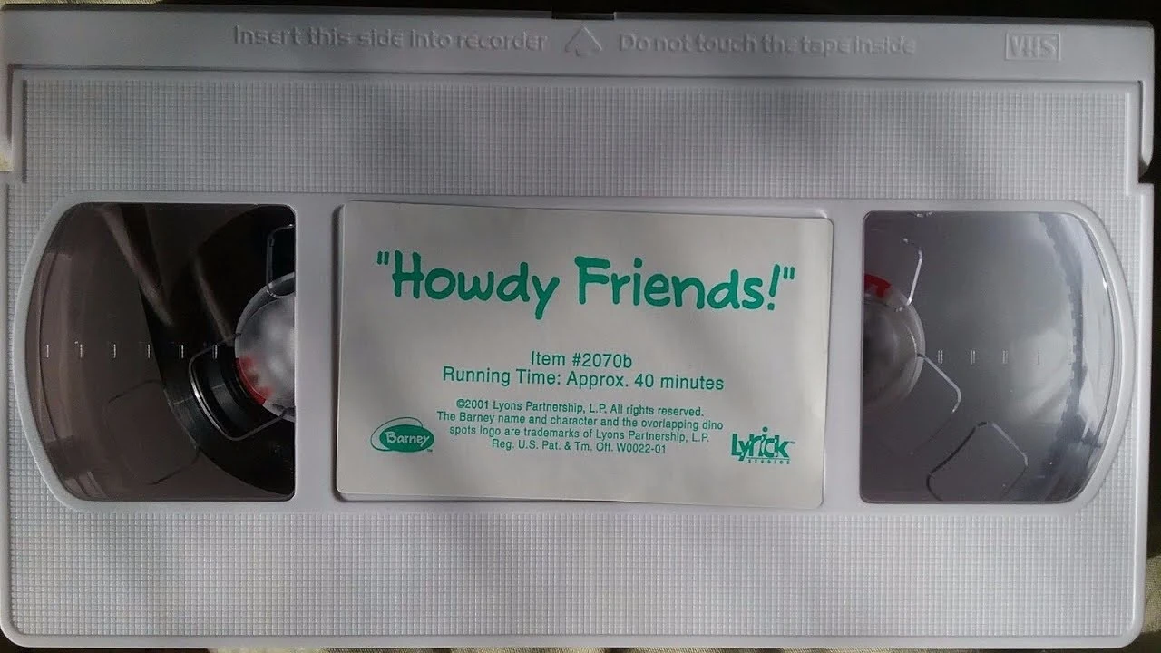 Barney: Howdy, Friends! VHS 2001 | Vhs and DVD Credits Wiki | Fandom