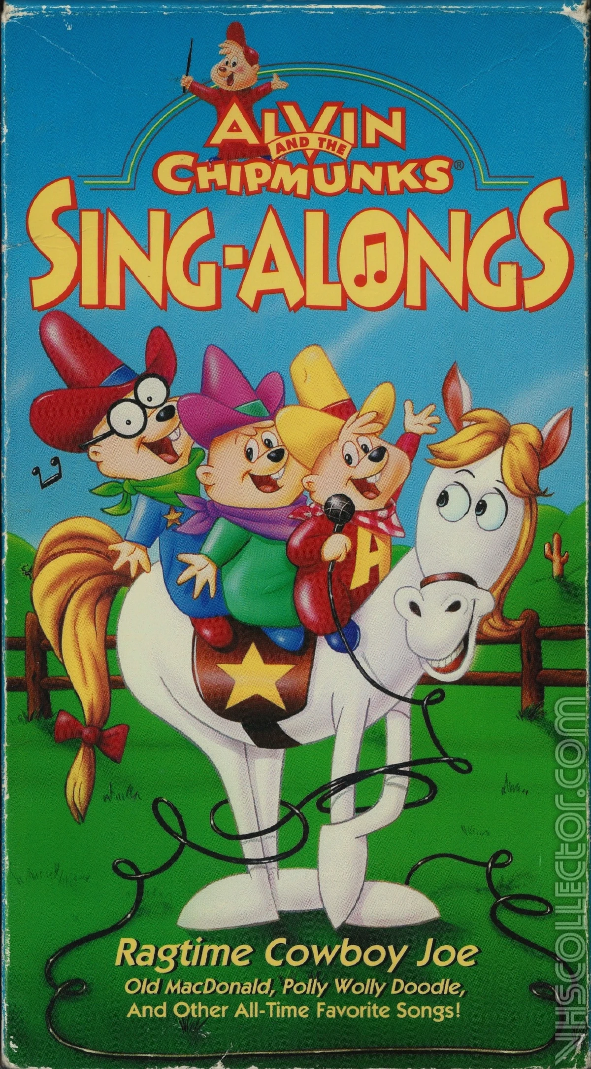 Alvin and the Chipmunks Sing-Alongs: Ragtime Cowboy Joe VHS 1993 | Vhs ...