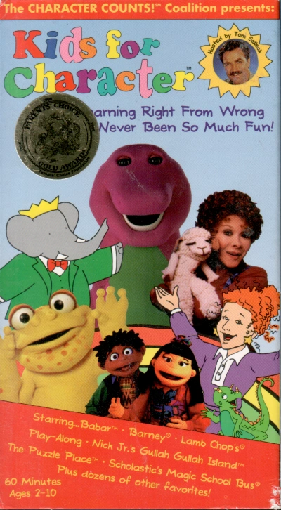 Kids for Character 1996 VHS | Vhs and DVD Credits Wiki | Fandom