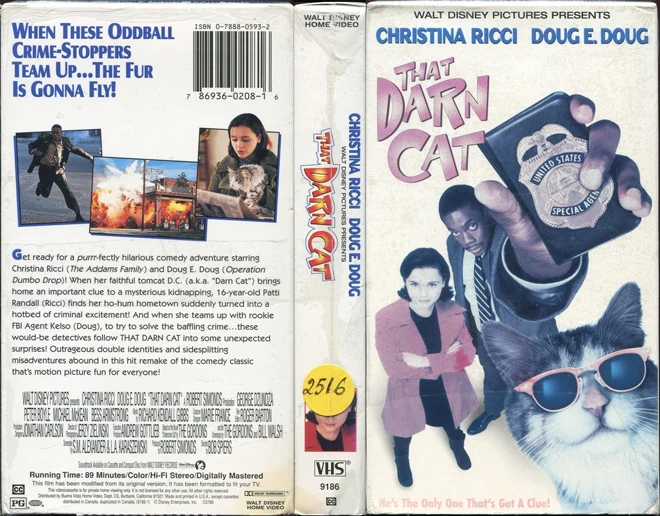 That Darn Cat VHS 1997 | Vhs and DVD Credits Wiki | Fandom
